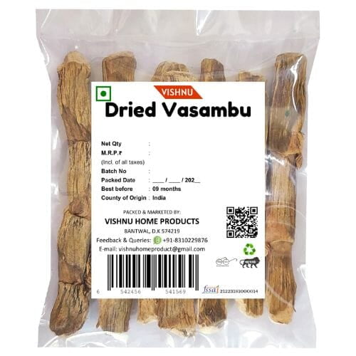Dried Vasambu | Vacha Root | Sweet Flag | Acrous Calamus | Vayambu Root ...