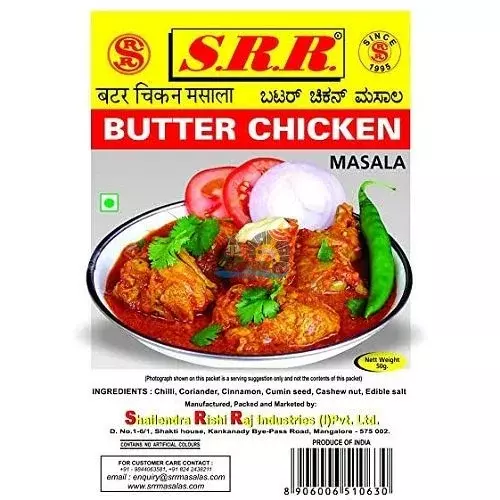 SRR Butter Chicken Masala Powder | Creamy Curry Mix